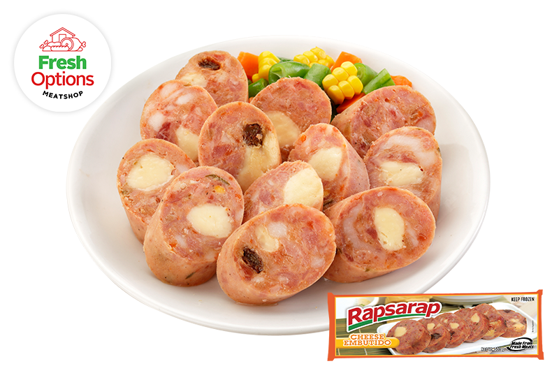 Cheese Embutido Party Size 500G – Fresh Options