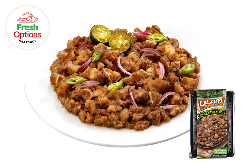 Chunky Pork Sisig 250G – Fresh Options